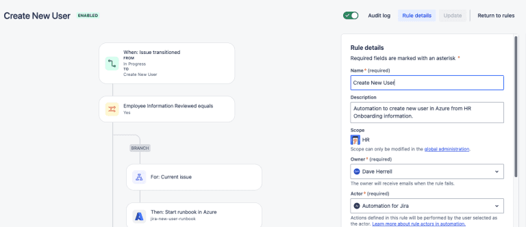 Jira Cloud Create Ms365 Users With Automation And Azure Runbooks Dave Herrell