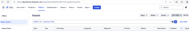 Jira Cloud: Easy Ticket Filtering Using JQL Query - Dave Herrell